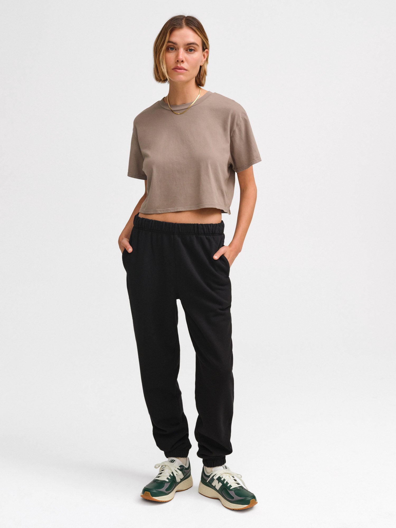 Organic Cotton Relaxed Crop Tee – MATE the Label
