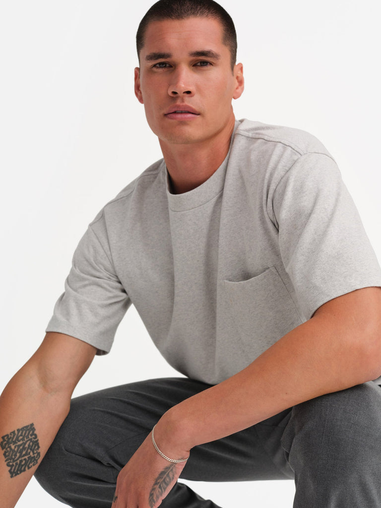 Men's Organic Heavyweight Cotton Relaxed Tee – MATE the Label