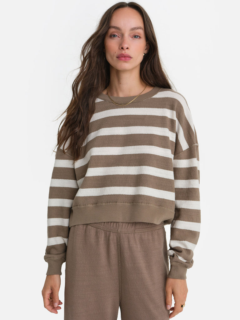 Textured Knit Crewneck Pullover – MATE the Label
