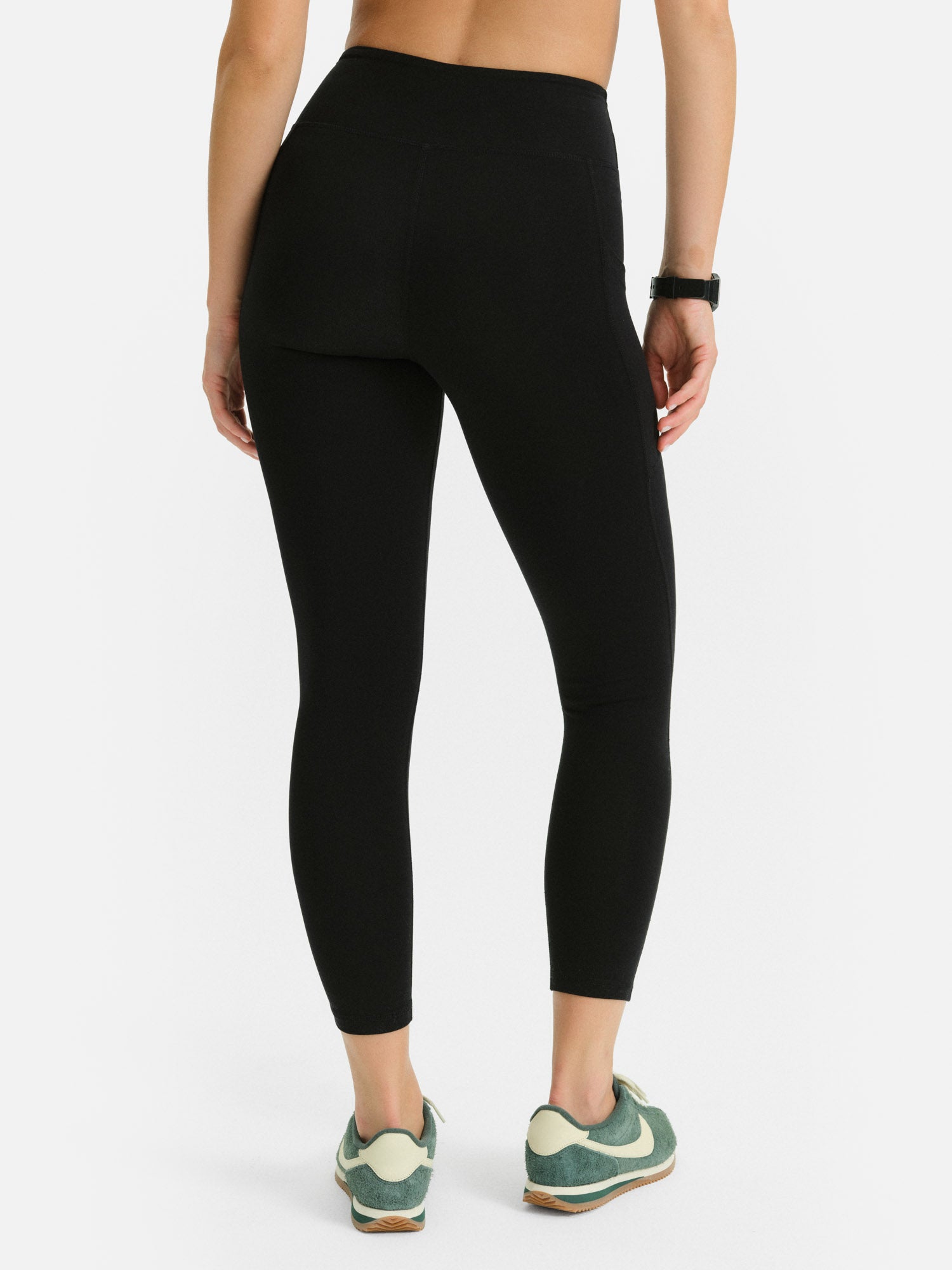 Organic Stretch Midi Legging with Pockets – MATE the Label