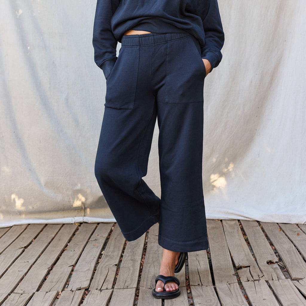 Organic Fleece Wide Leg Pant – MATE the Label
